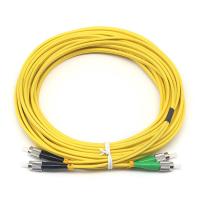 China PVC Fiber Optic Patch Cord Wet Resistance FC APC To FC UPC Tensibility for sale