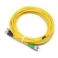 China PVC Fiber Optic Patch Cord Wet Resistance FC APC To FC UPC Tensibility for sale