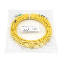 China PVC Fiber Optic Patch Cord Wet Resistance FC APC To FC UPC Tensibility for sale