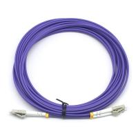 China LSZH DX Fibre Patch Leads Custom Fiber Optic Patch Cables Multimode for sale