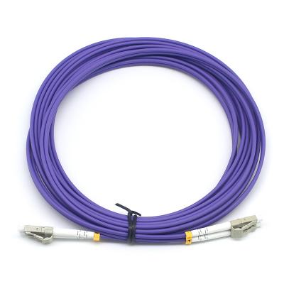 China LSZH DX Fibre Patch Leads Custom Fiber Optic Patch Cables Multimode for sale