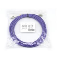 China LSZH DX Fibre Patch Leads Custom Fiber Optic Patch Cables Multimode for sale