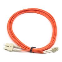 China High-Performance Duplex Fiber Optic Patch Cord LC PC to SC PC for sale
