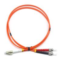 China OM1 Fiber Optic Patch Cord FTTH CE Certificated APC Single Mode for sale