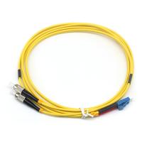 China LSZH 3.0mm St Lc Fiber Patch Cable 2.0mm Duplex LC UPC To FC UPC SM for sale