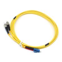 China LSZH 3.0mm St Lc Fiber Patch Cable 2.0mm Duplex LC UPC To FC UPC SM for sale