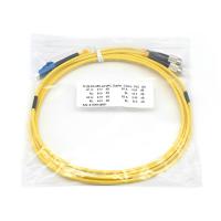 China LSZH 3.0mm St Lc Fiber Patch Cable 2.0mm Duplex LC UPC To FC UPC SM for sale