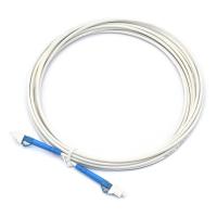 China White Telecom Fiber Jumper Cables MU UPC To MU UPC SM CE Certificated for sale