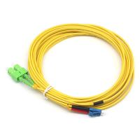 China SC APC to LC UPC SM Duplex Fiber Optic Patch Cord for High-Performance Network Solutions for sale