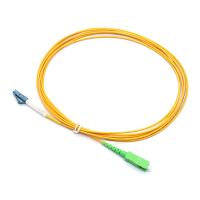 China Simplex 9/125µM St Fiber Patch Cable SC APC To LC UPC SM Fiber Broad Band Network for sale