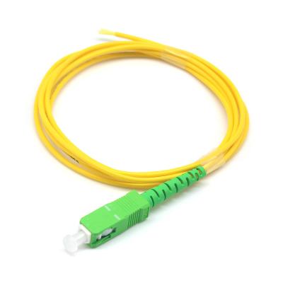 China 1M 1.5M SC APC Fiber Optic Pigtail G652A1 Or A2 For Fiber Broad Band Network for sale