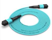 China OM3 Mpo To Mpo Fiber Cable Indoor Data Center Waterproof Mtp Patch Cord for sale
