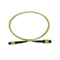 China 50/125 OM5 Mpo Fiber Jumper Mtp Mpo Fiber Patch Cable 3.0mm PVC for sale