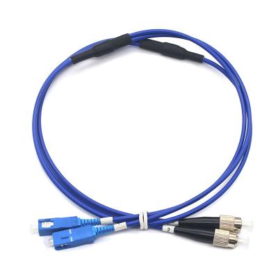 China LSZH Duplex Sc Fiber Patch Cable Lc Fiber Jumper SC/UPC To FC/UPC for sale
