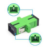 China Duplex Waterproof Fiber Optic Connector APC Plastic Material for sale