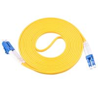 China Duplex LC UPC- LC UPC Fiber Optic Jumper Cord Siglemode 3.0mm for sale