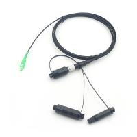 China 3-in-1 Fast Connector Pre-connectorized FTTH Drop Cable G657A2 SM for sale