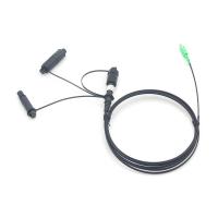 China Fiber Optic SC-APC Polishing Type Pre Terminated Drop Cables for sale