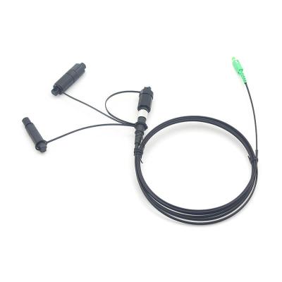 China Fiber Optic SC-APC Polishing Type Pre Terminated Drop Cables for sale