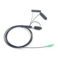 China Fiber Optic SC-APC Polishing Type Pre Terminated Drop Cables for sale