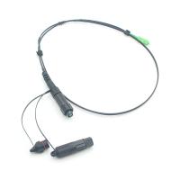 China FTTH Drop Cable With 2 in 1 Fast Connector for sale