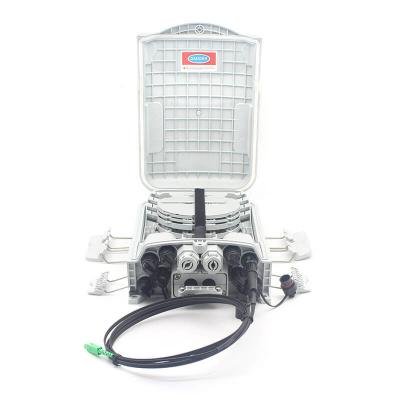 China FTTH Fiber Optic 8 Port Waterproof Terminal Box For Both Indoor Outdoor IP65 Waterproof for sale