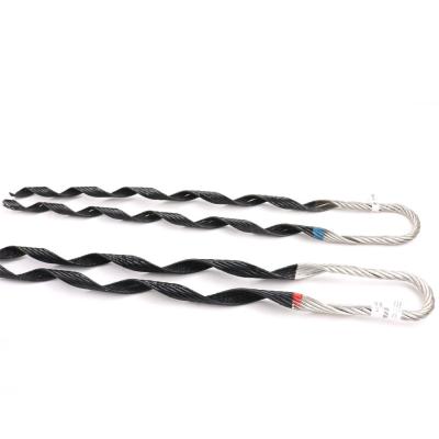 China Aluminum Alloy Preform Guy Grips with Insulation Coating for sale