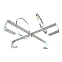 China Galvanized Steel Fiber Optic Electric Cable Storage Assembly On Steel Pole for sale