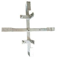 China Galvanized Steel Fiber Optic Electric Cable Storage Assembly On Steel Pole for sale