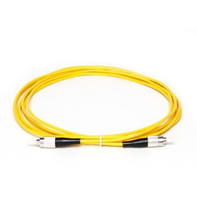 China LSZH FC To FC Single Moder Fiber Optic Patch Cord 1m 2m 5m for sale