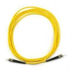 China SM SX G657A1 ST To ST Fiber Optic Patch Cord 2.0mm, 5meter for sale