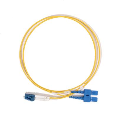 China SM Duplex LC UPC To SC UPC Fiber Optic Patch Cable 2.0MM, G657A1, 3meters for sale