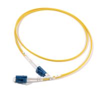 China Simplex Dx LC UPC To LC UPC Fiber Optic Cable Patch Cord LSZH 3.0MM, 5meter for sale