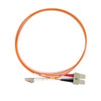China MM 50/125 DX LC To SC Fiber Optic Patch Cord 2.0mm for sale