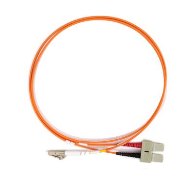 China MM 50/125 DX LC To SC Fiber Optic Patch Cord 2.0mm for sale