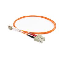 China MM 50/125 DX LC To SC Fiber Optic Patch Cord 2.0mm for sale