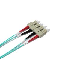 China MM DX 2.0mm SC UPC To SC UPC Fiber Optic Patch Cord 7meter LSHZ for sale