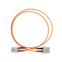 China 2.0mm Multimode Fiber Optic Patch Cables Duplex SC UPC To SC UPC 10meter for sale