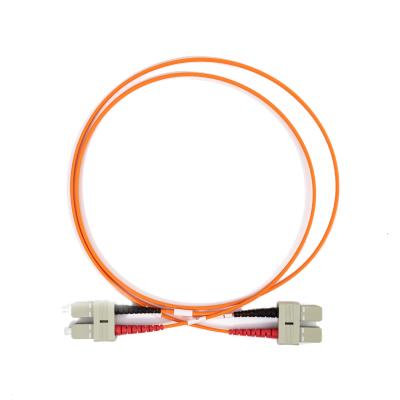 China 2.0mm Multimode Fiber Optic Patch Cables Duplex SC UPC To SC UPC 10meter for sale
