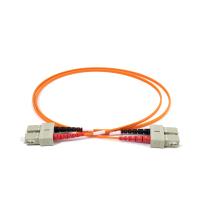 China 2.0mm Multimode Fiber Optic Patch Cables Duplex SC UPC To SC UPC 10meter for sale