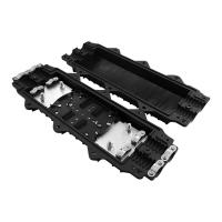 China 12 Cores Horizontal Type Fiber Optic Splice Closure 2 in 2 out for sale