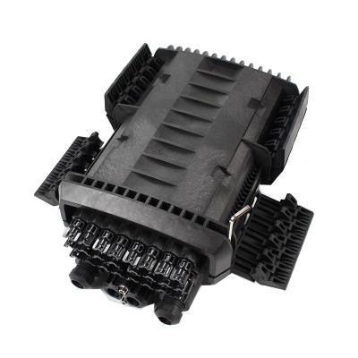 China 16/24 Cores FTTH Drop Cable Type Fiber Optic Splice Splitter Closure for sale