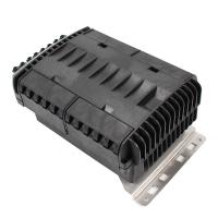 China 16/24 Cores FTTH Drop Cable Type Fiber Optic Splice Splitter Closure for sale