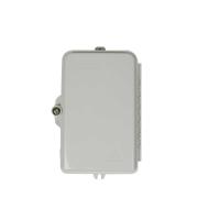 China 6 Cores Fiber Optic Distribuction Box White Case ABS For Outdoor Use for sale