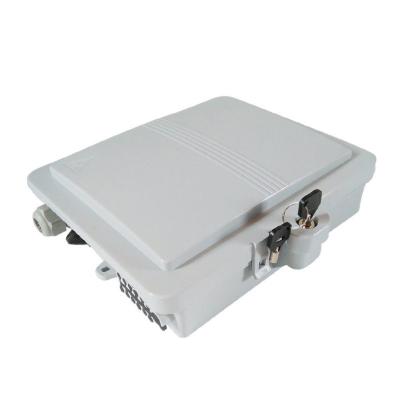 China 12 Cores FTTH Fiber Optic Distribuction Box For Outdoor Wall Mount for sale