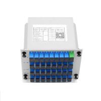 China 1:32 1.5m Fiber Optic PLC Splitter SC UPC Cassette Type in EPON BPON and GPON network for sale