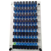 China SC UPC 1:64 Fiber Optic Cassette Type PLC Splitter 1m, 1.5m for sale