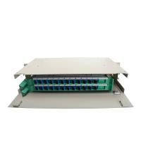 China 2U 19 Inch 12/24 Core Full Box Fiber Optic Distribution Frame Patch Panel ODF for sale