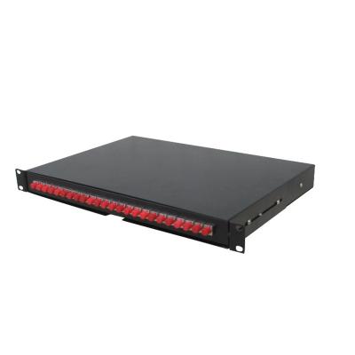 China Indoor FC Connectors Rack-Mounted Fiber Optic Panch Panel ODF for sale