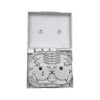 China White 4-Port FTTH Terminal Box with SC LC Adapters for sale